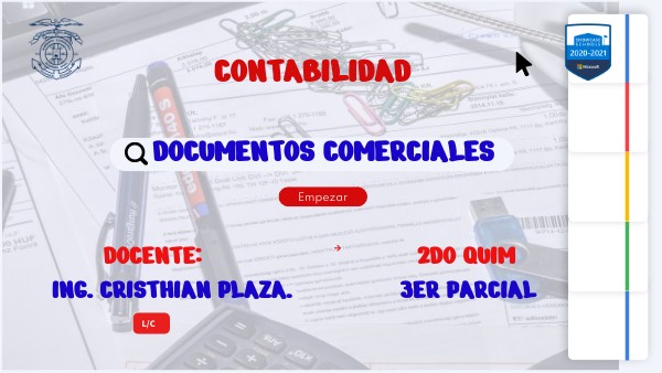 DOCUMENTOS COMERCIALES | Genially