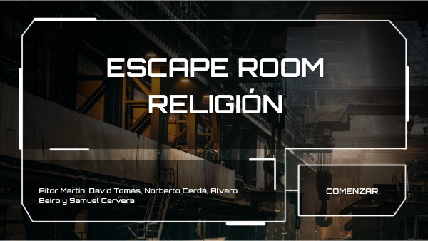 ESCAPE ROOM RELIGIÓN | Genially