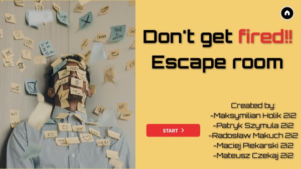 Don't Get Fired Escape Room | Genially
