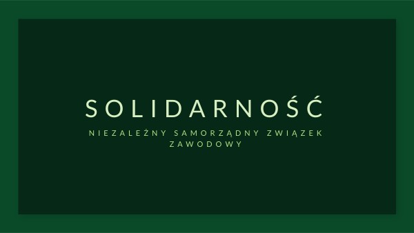 Solidarność | Genially