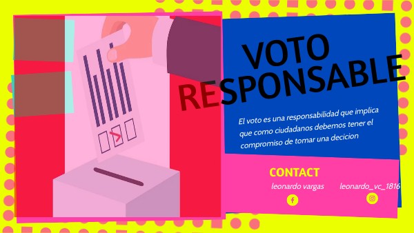 voto responsable | Genially