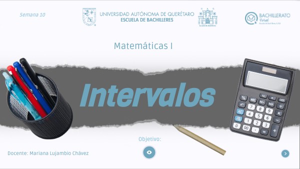 S10_MATÉMATICAS I_Intervalos | Genially