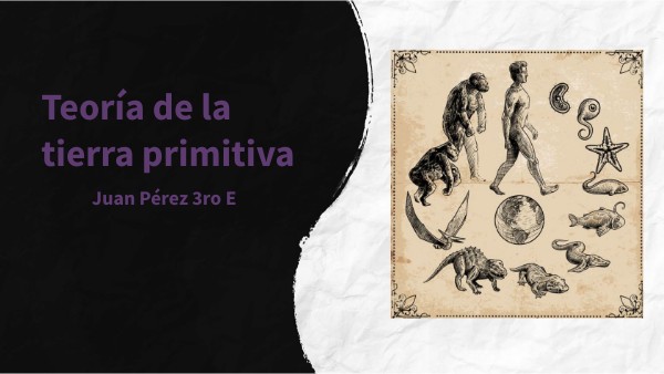 Teoría del caldo primitivo de Oparin | Genially