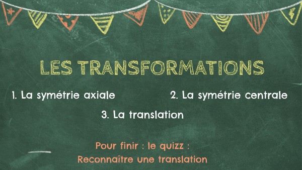 les transformations | Genially