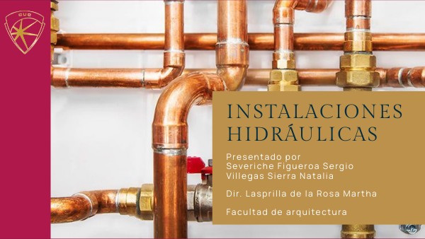 PRESENTACIÓN INST. HIDRÁULICAS | Genially