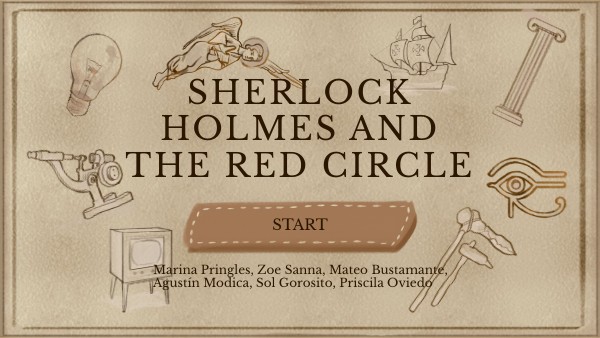Sherlock Holmes and the Red Circle | Genially