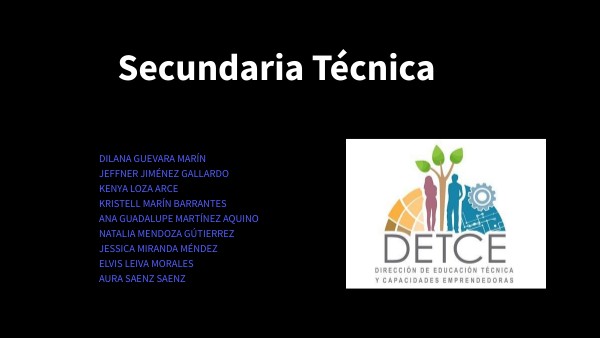 Secundaria Tecnica | Genially