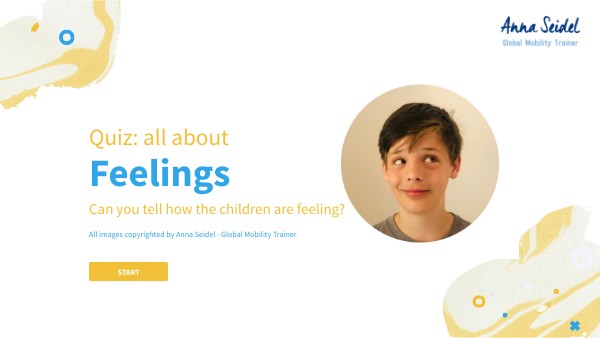 FEELINGS QUIZ - Emotional Literacy | Genially