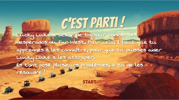 Jeu Mathématiques Lucky Luke | Genially