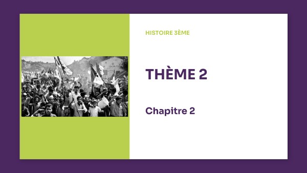 Histoire thème 2 Chapitre 2