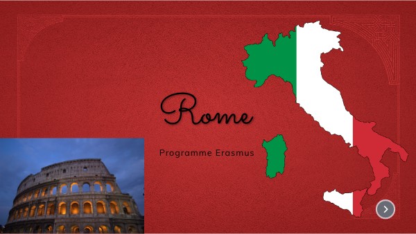 Rome programme Erasmus | Genially
