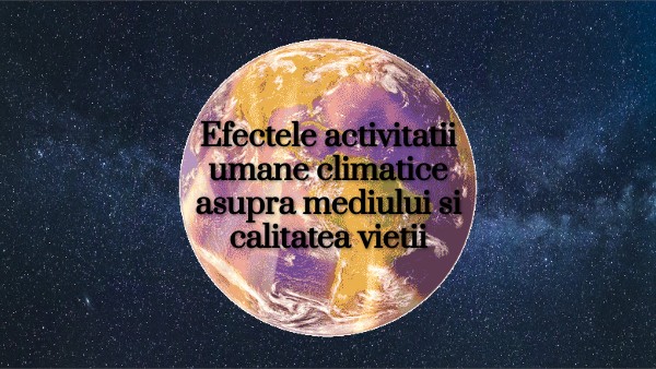 Schimbarile climatice