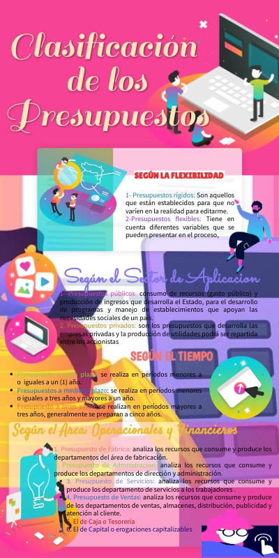 INFOGRAFIA DE CLASIFICACION DE PRESUPUESTO | Genially
