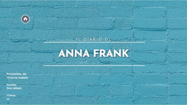 PRESENTACIÓN "Anna Frank" | Genially
