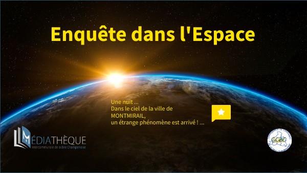 Enquête dans l'espace | Genially