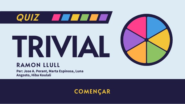 QÜESTIONARI RAMON LLULL | Genially