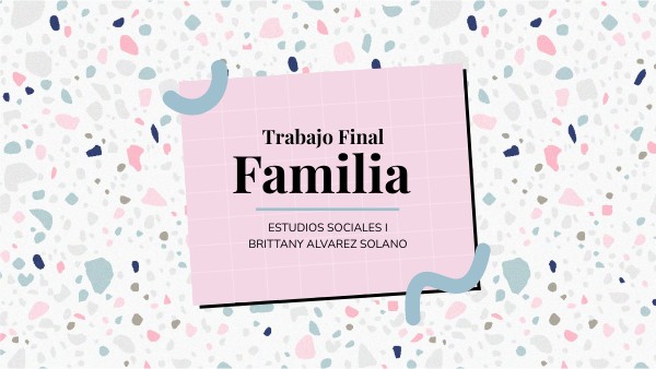 PRESENTACIÓN Familias