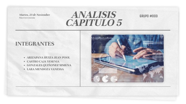 ANALISIS CAPITULO 5 | Genially