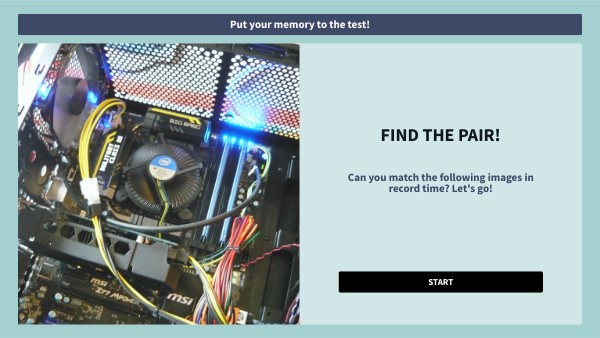 Find the Pair - Memory Game