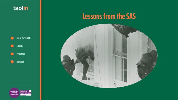 Lessons from the SAS