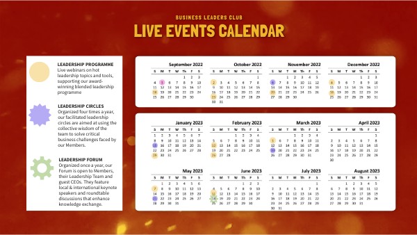 Final Calendar Business Leaders