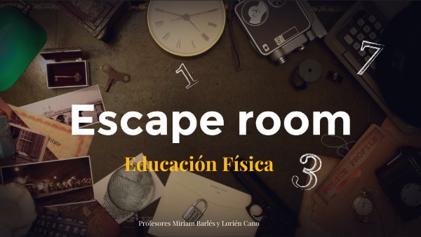ESCAPE GAME EDUCACIÓN