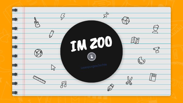 Lesespur: Im Zoo | Genially