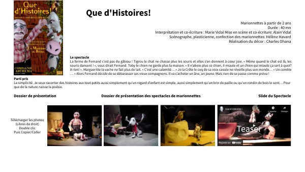 Que d'Histoires ! | Genially