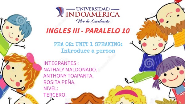 Ingles III- PAE 2 | Genially