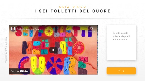 I SEI FOLLETTI DEL CUORE QUIZ