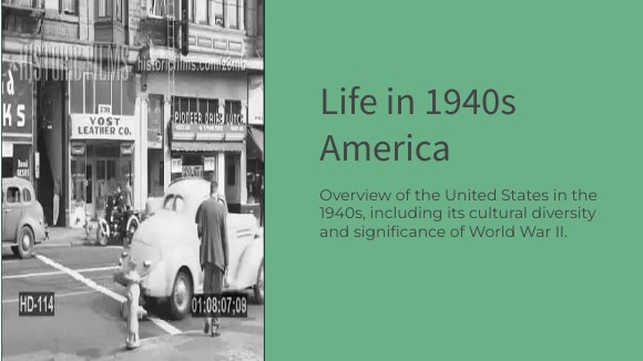Life in 1940s America_presentation | Genially