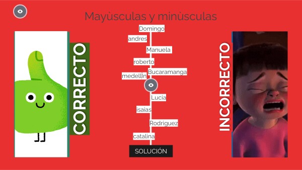 CONJUNTO CORRECTO | Genially