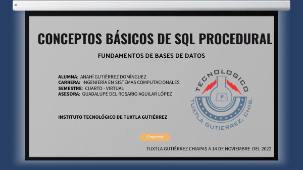 Conceptos básicos de SQL | Genially