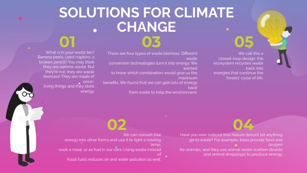 solutions for climate change | Genially