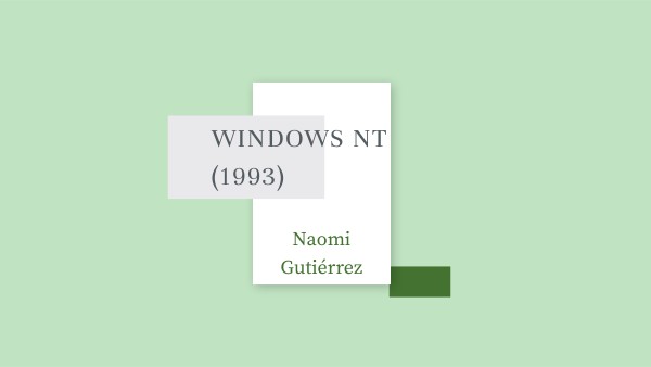 WINDOWS NT