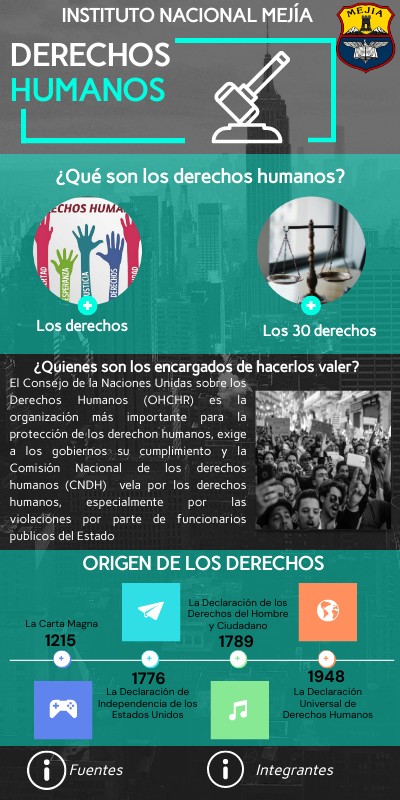 Infografía de los Derechos Humanos | Genially