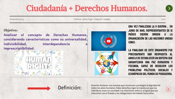 Derechos Humanos en Democracia 4°M