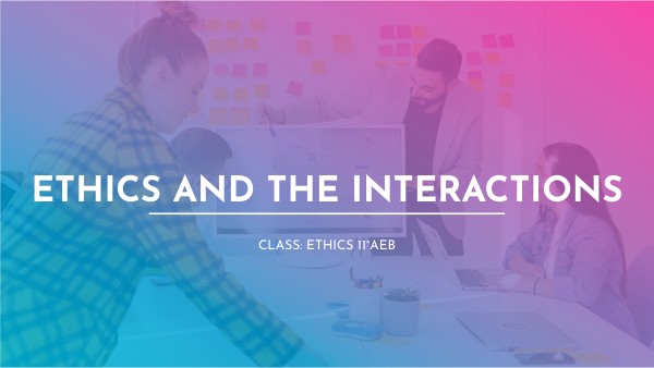 Ethics 11°AEB