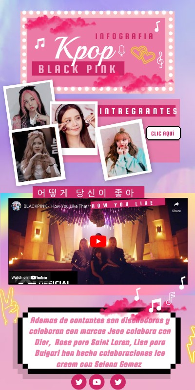 INFO Black pink y Katie Angel | Genially