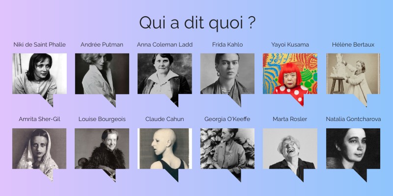Qui a dit quoi ? | Genially
