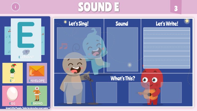Phonics Board Sound E- 3YO | Genially