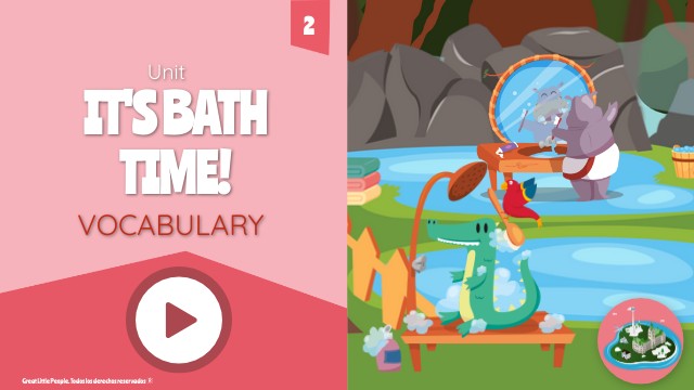 Unit It's Bath Time(THE BATHROOM) 2YO | Genially