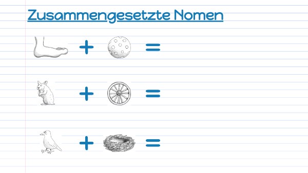 Zusammengesetzte Nomen | Genially