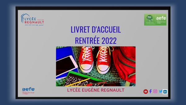 Livret d'accueil 2022-2023 | Genially