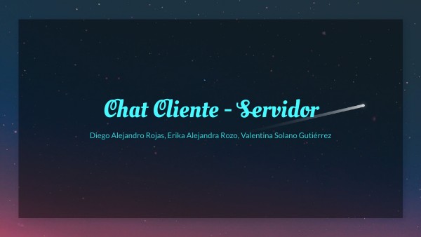 Chat Cliente - Servidor