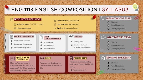 Comp I Syllabus | Genially