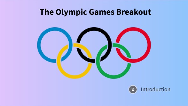 Copia - Olympic Games breakout | Genially