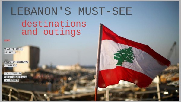 Lebanon's must see destinations and outings | Genially