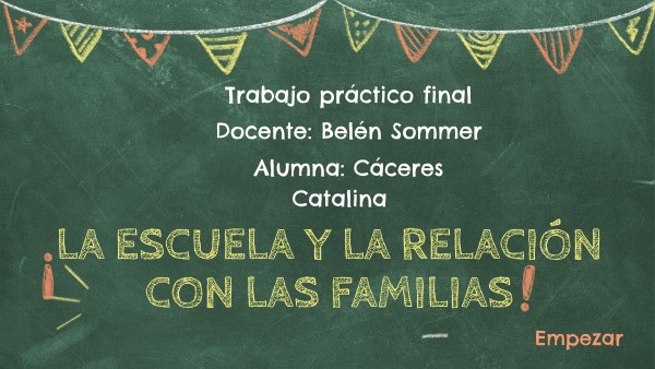 La escuela y la familia