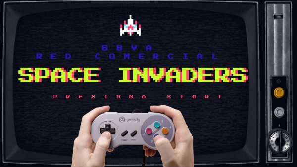 SPACE INVADERS RED Comercial